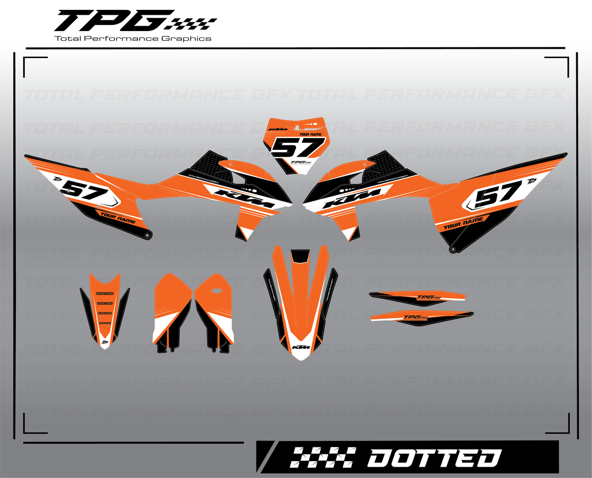 Total Performance GFX-KTM DOTTED Full Kit – TOTAL PERFORMANCE GFX